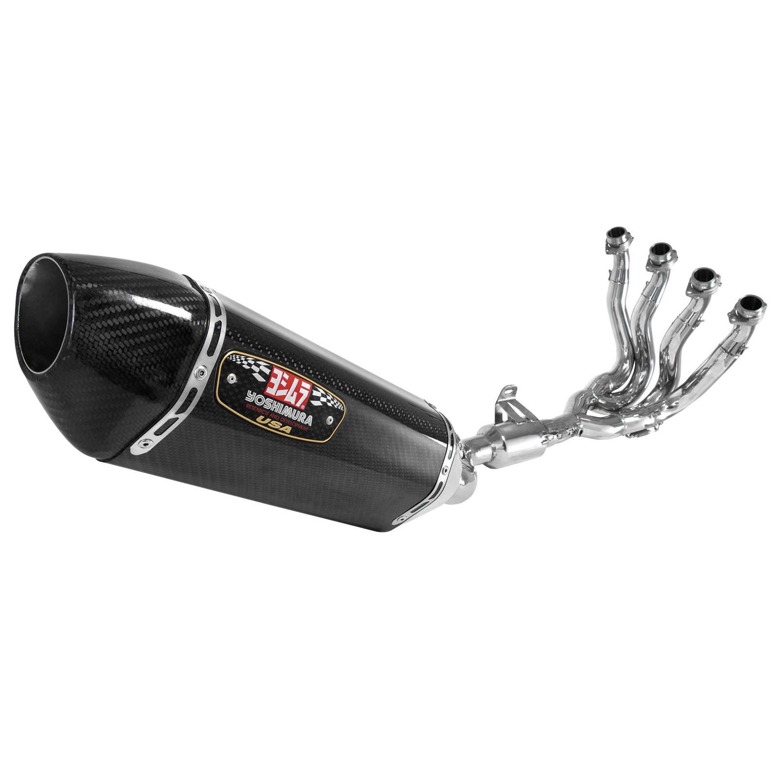 Yoshimura R-77 Full System Exhaust - Motorcycle, ATV / UTV ...