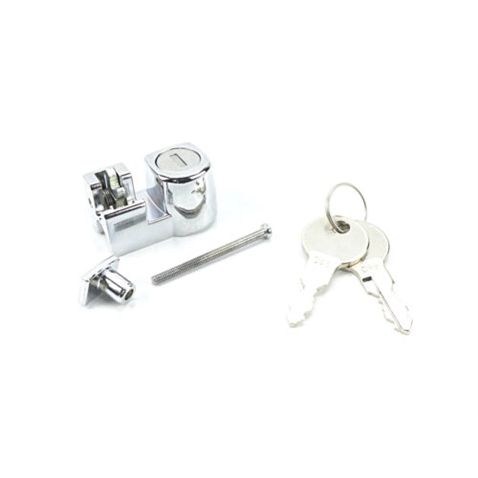 2FastMoto Gas Tank Filler Cap Locking Latch - Chrome - Motorcycle, ATV ...
