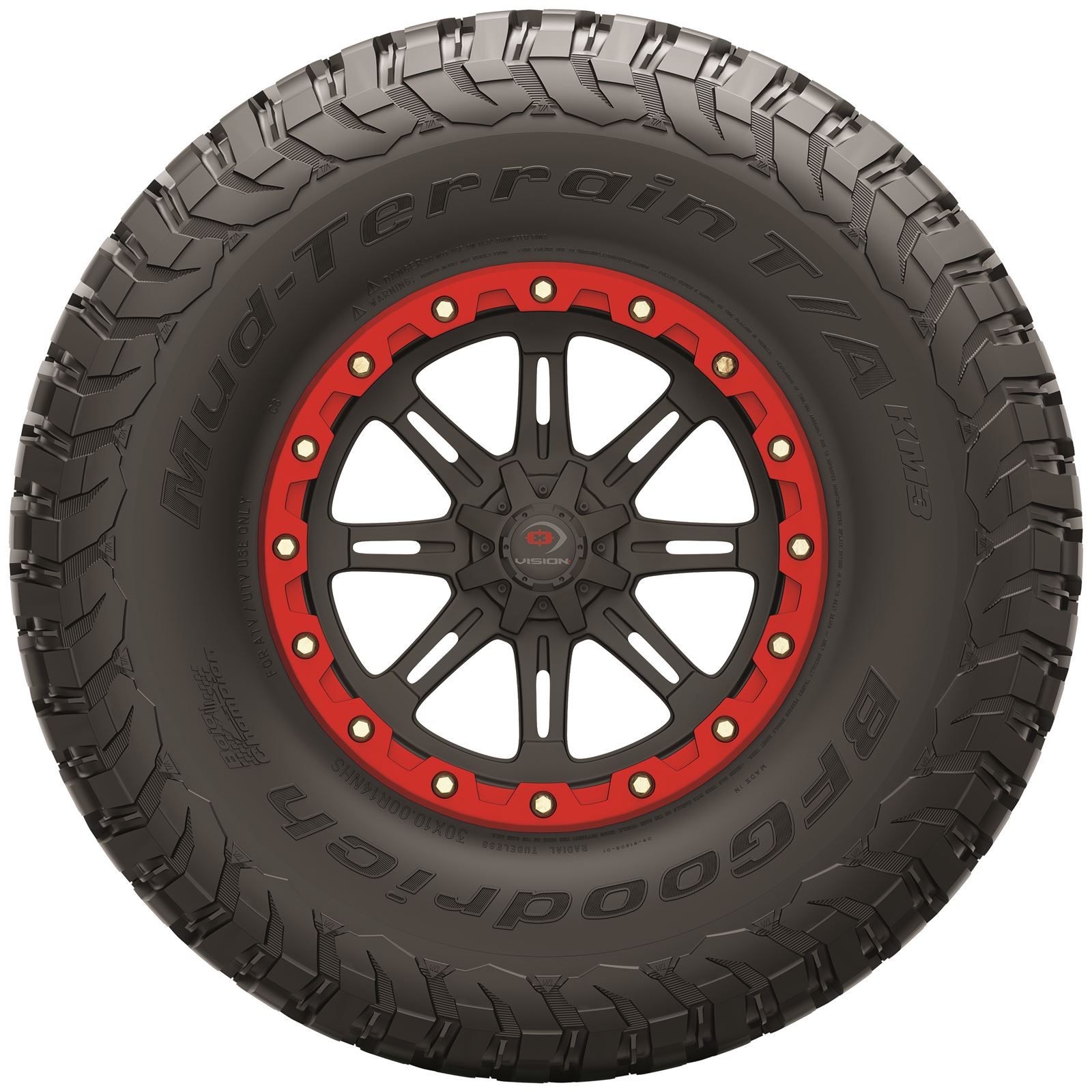 BF Goodrich Mud Terrain KM3 Tire - Motorcycle, ATV / UTV & Powersports ...