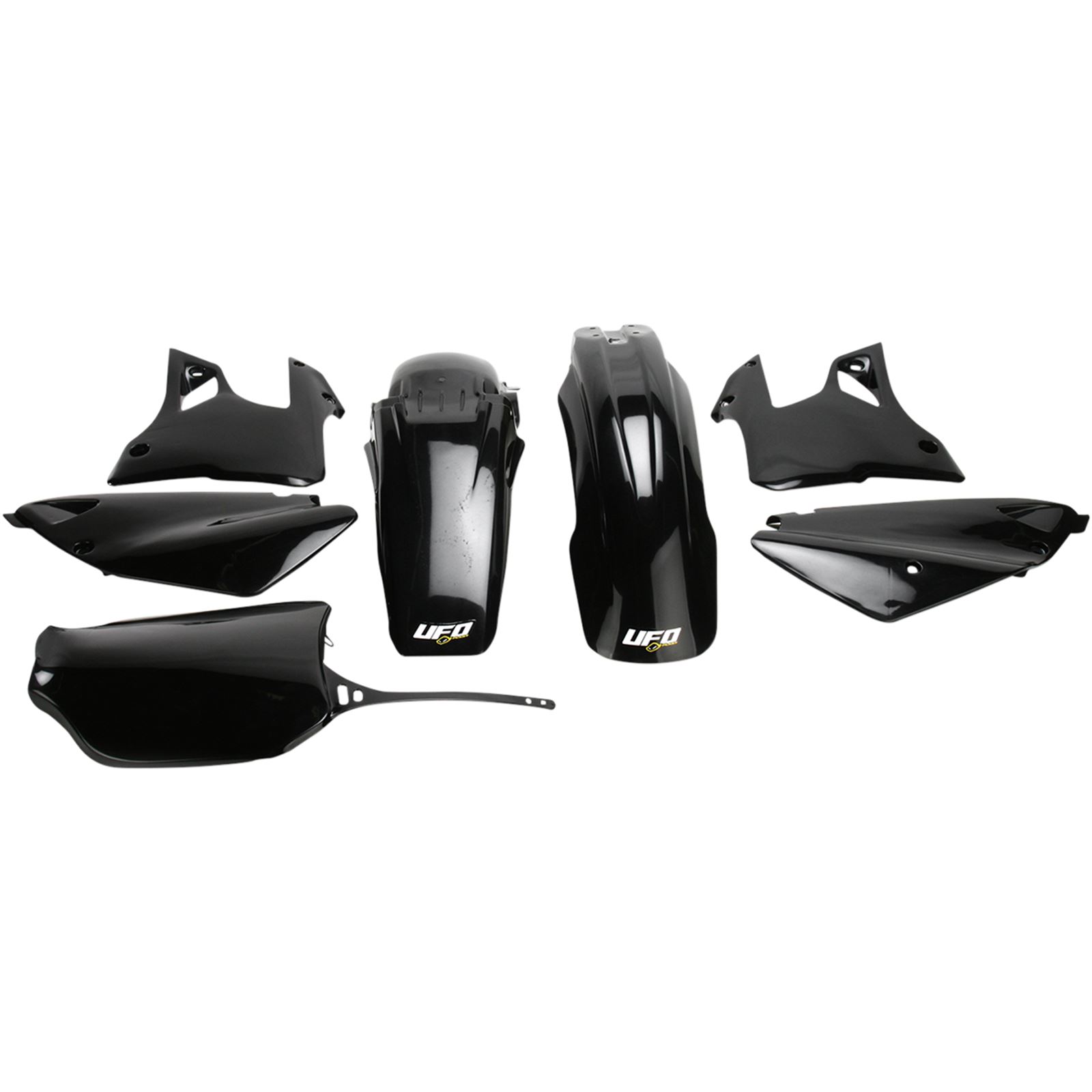 UFO Plastics Body Kit - Black - YZ125/250 - '00-'01 is at Motomentum at ...