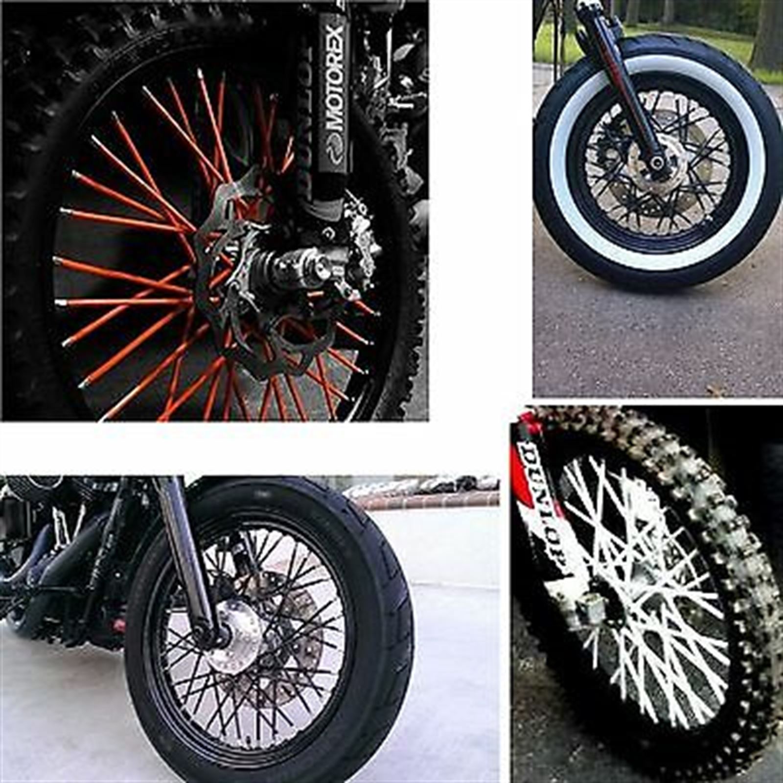 2FastMoto Spoke Wrap Kit Pink Custom Covers Wraps Skins Spoked Wheels ...
