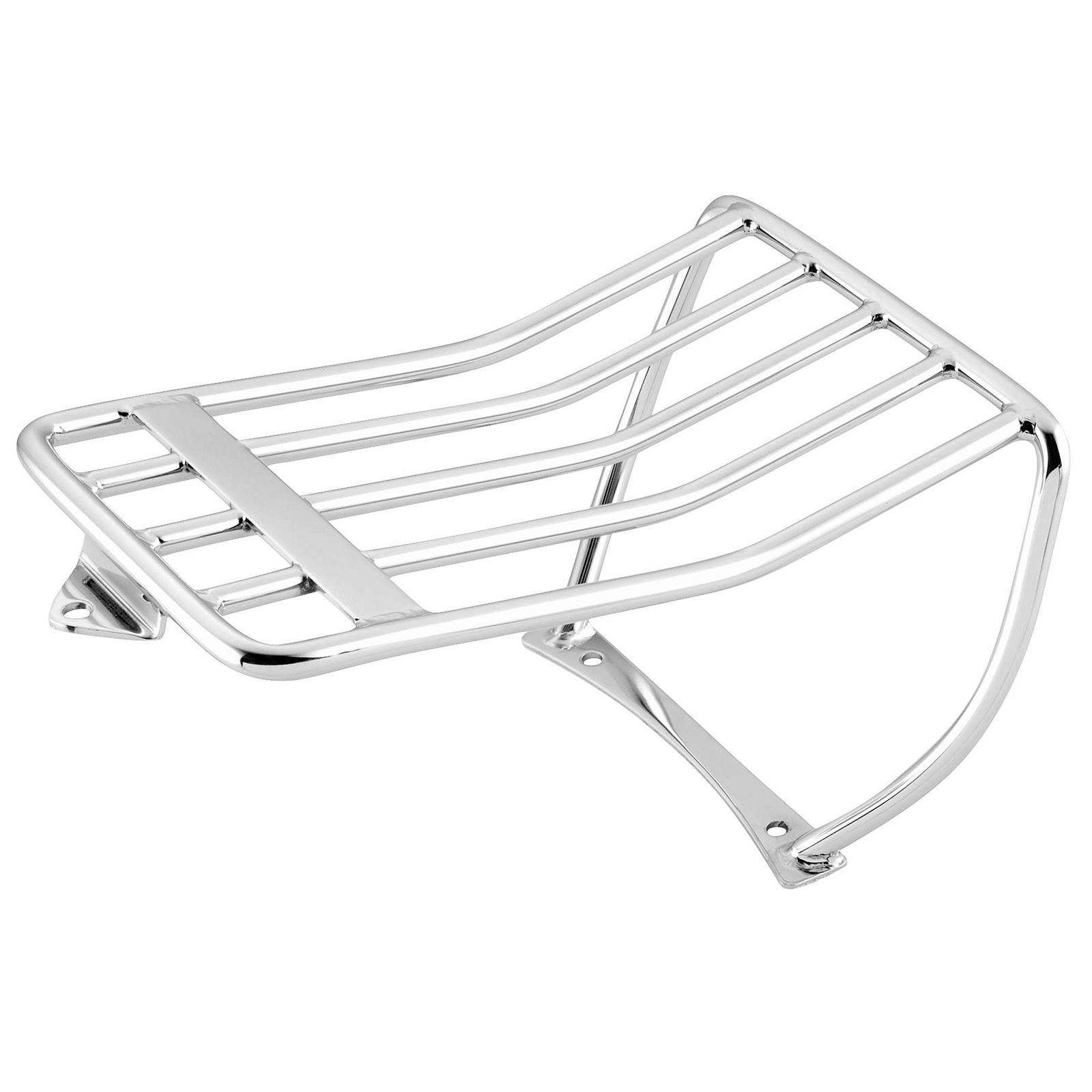 Biker's Choice Luggage Rack - Bobbed Rear Fender with 2-Up Seat ...