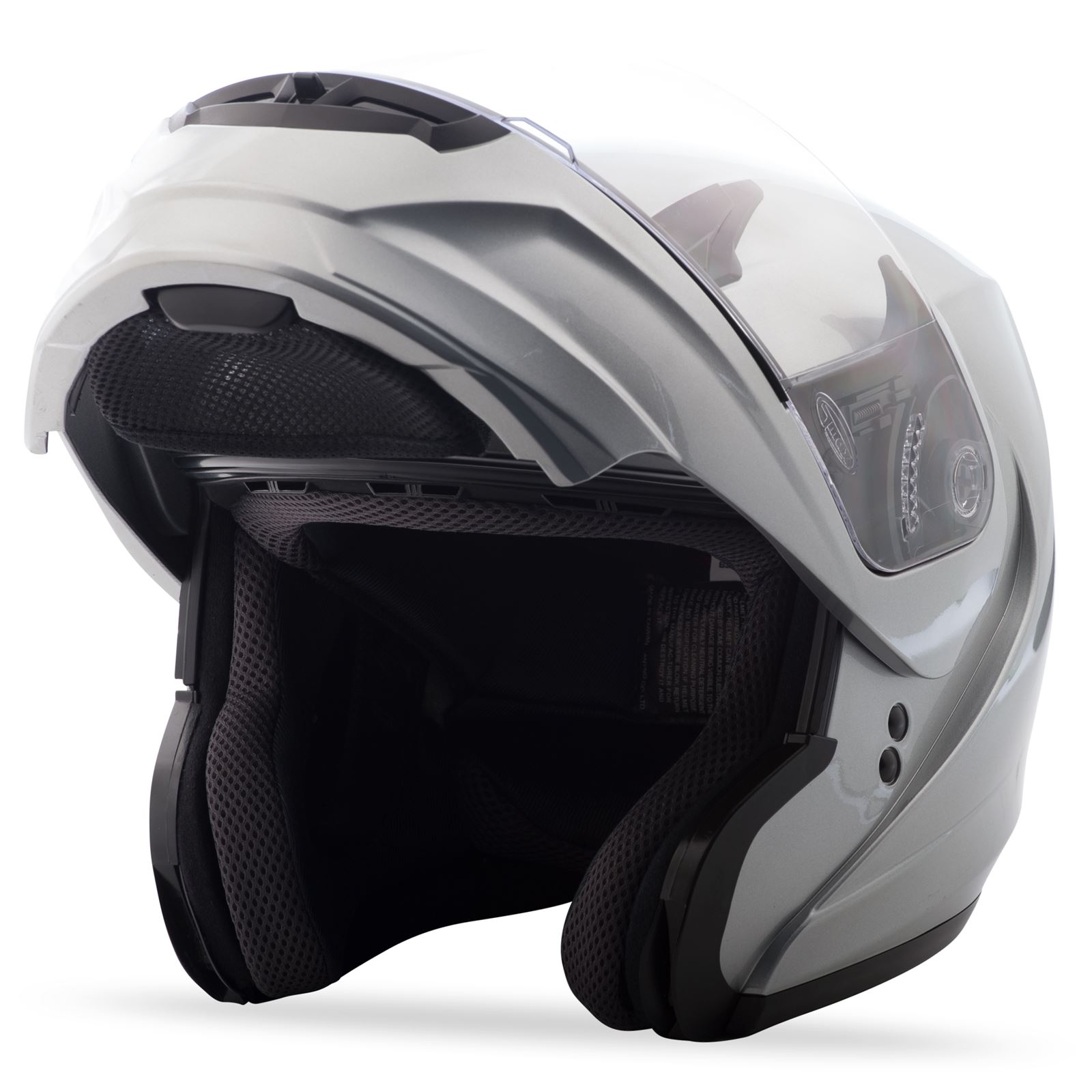 GMax MD-04 Modular Helmet Metallic Silver 3X is at Motomentum at a ...
