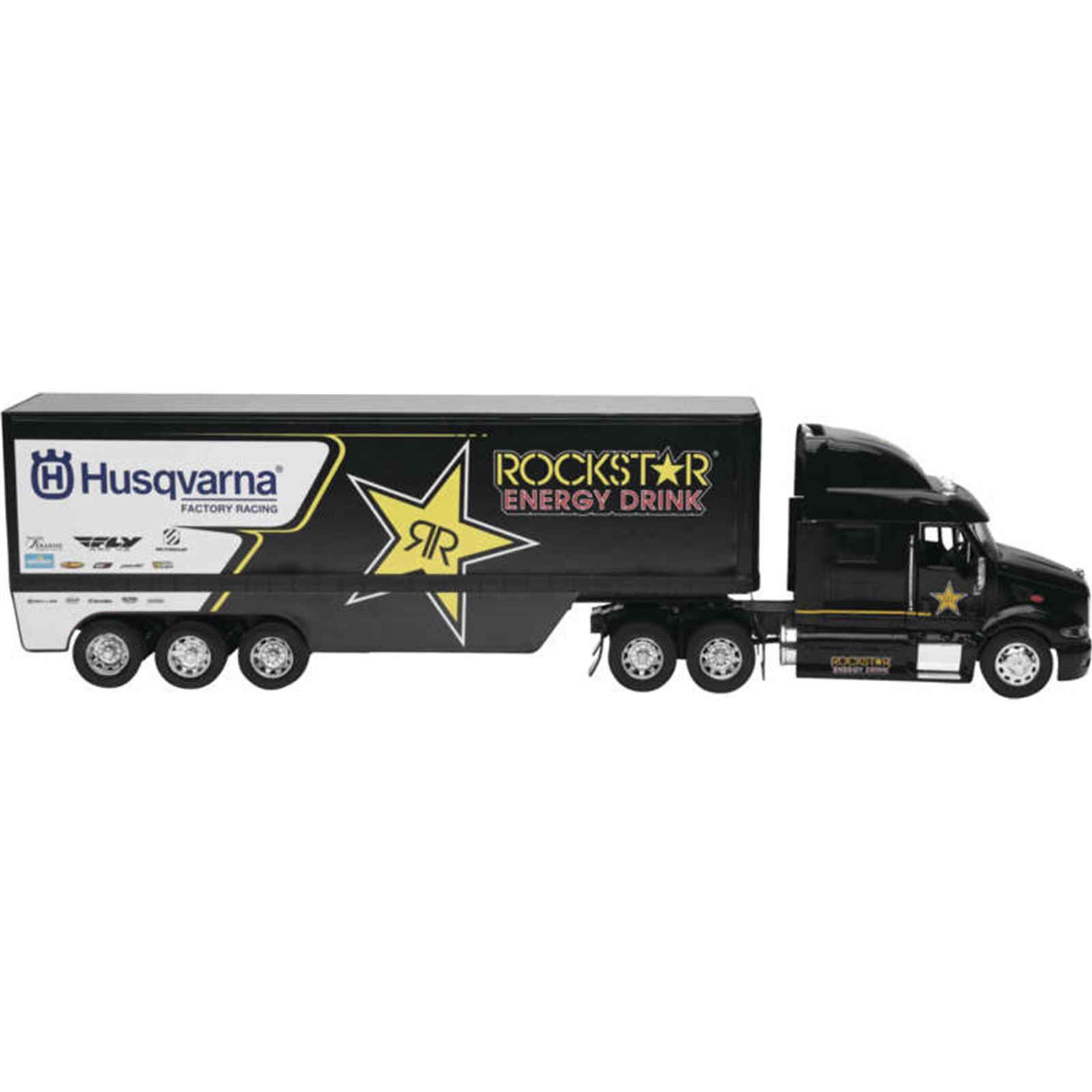 New-Ray 1:32 Scale Racing Rigs Husqvarna Rockstar Transporter Rig ...