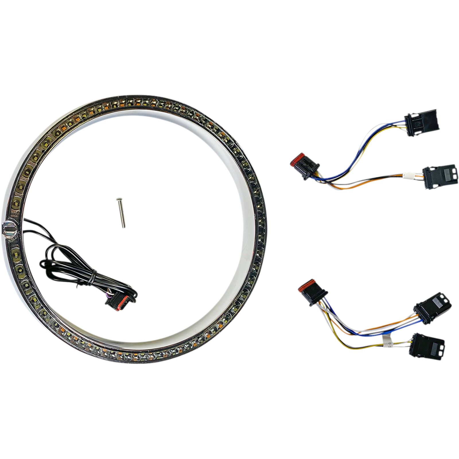 Custom Dynamics Sequential Trim Ring - Chrome - Motorcycle, ATV / UTV ...