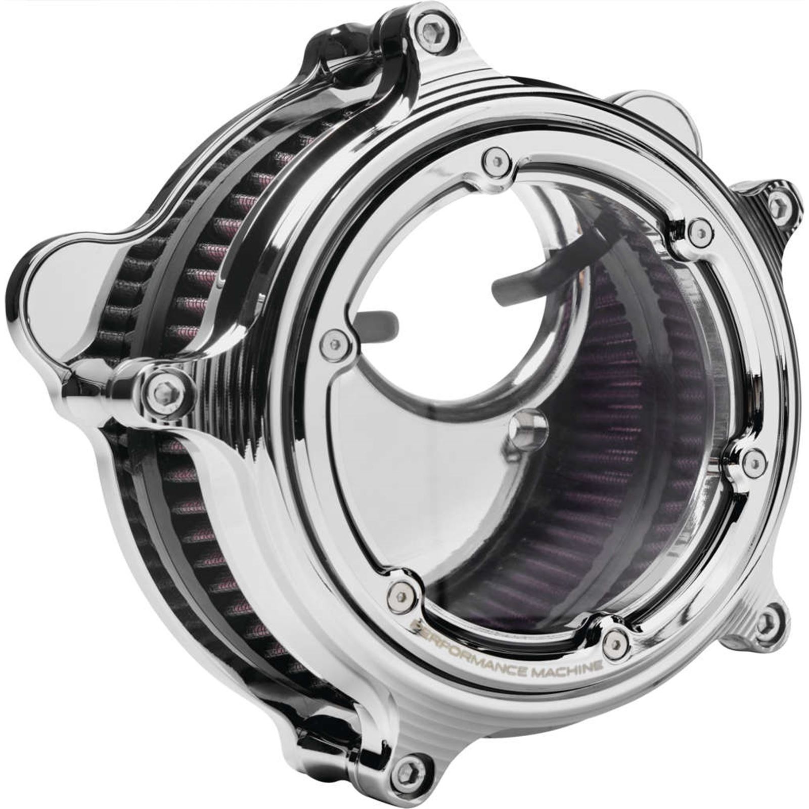 Performance Machine Vision Air Cleaner - Chrome - Touring/Softail ...