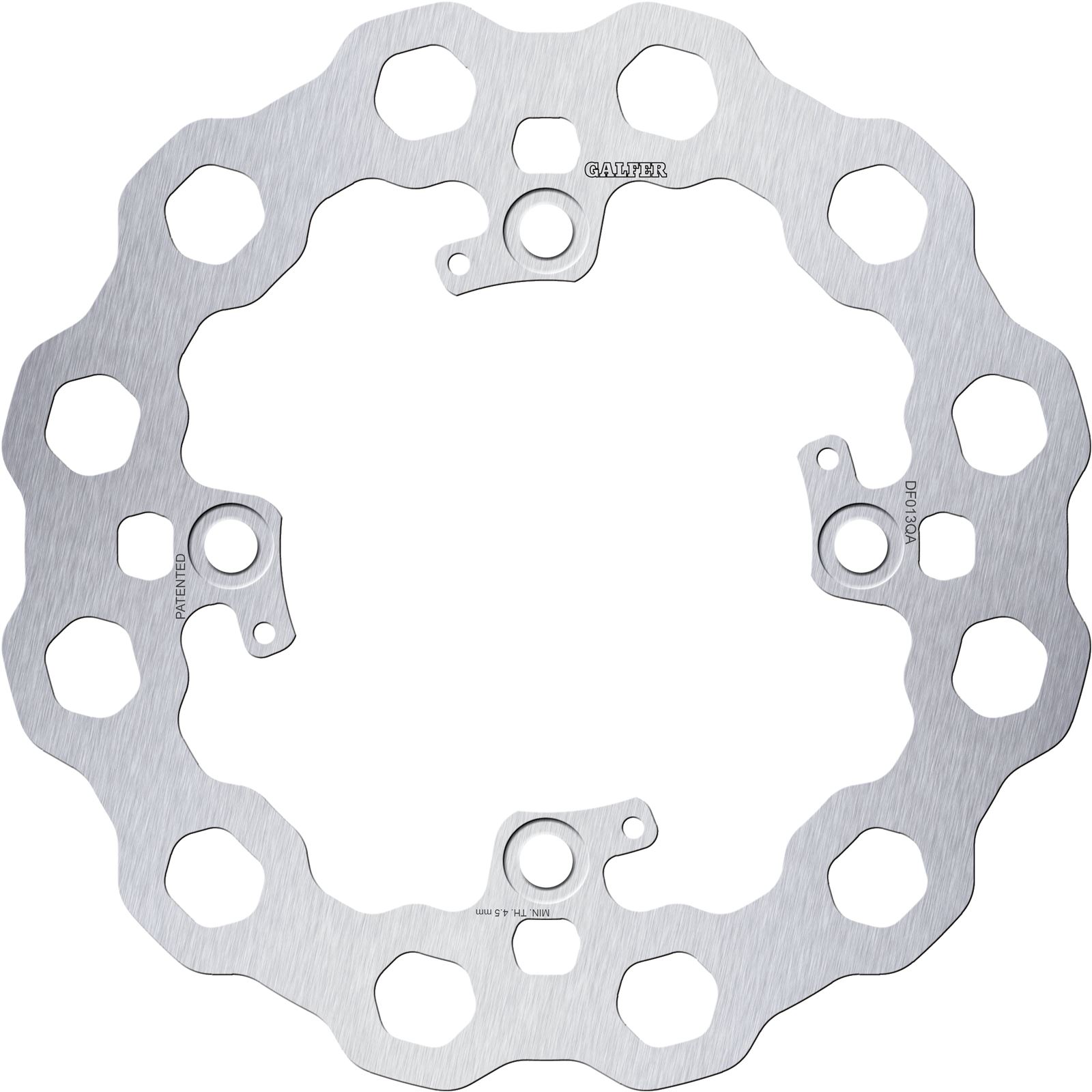 Galfer Fixed Rear Cubiq Brake Rotor - Motorcycle, ATV / UTV ...