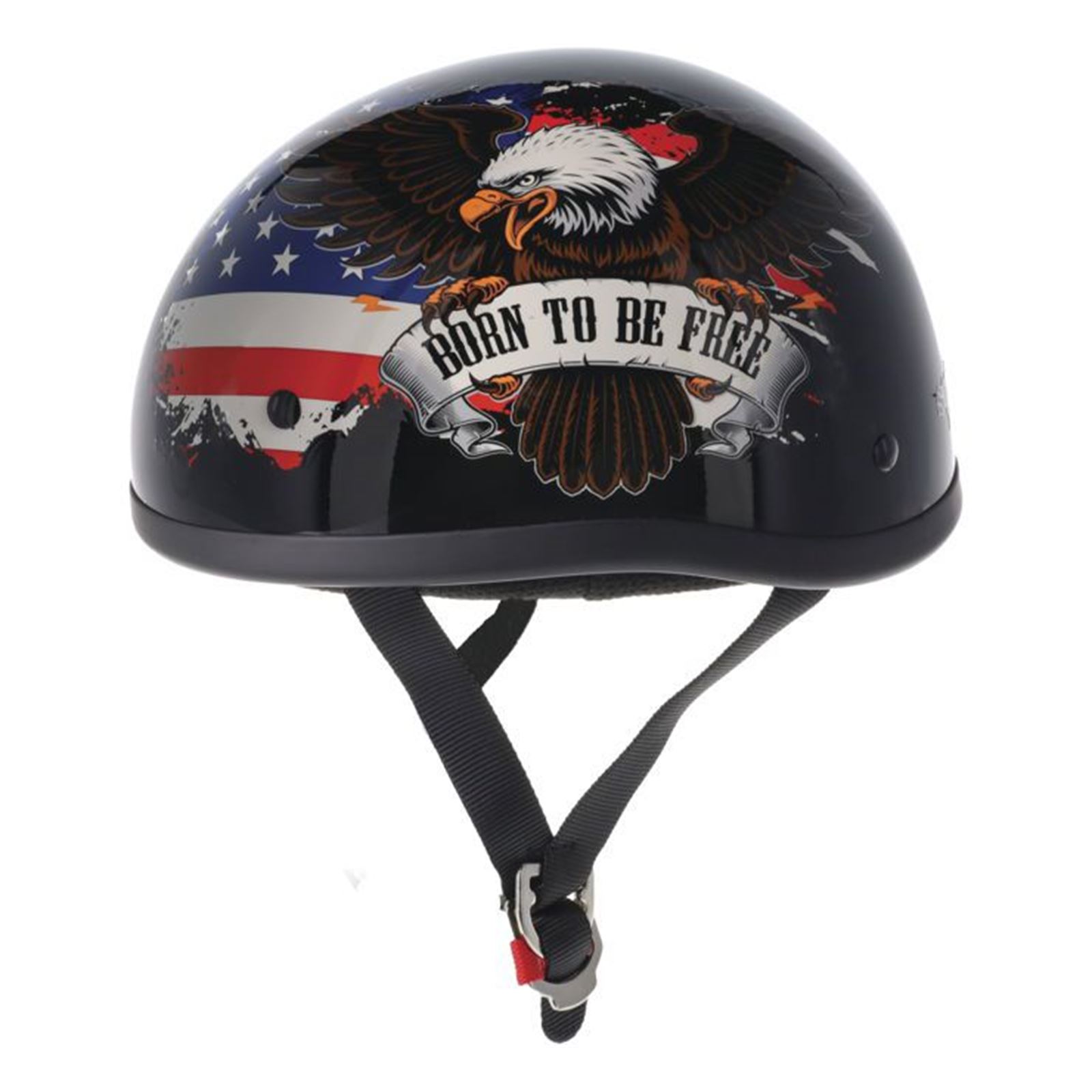 Skid Lid Helmets Original Freedom Eagle Helmet - Black - XS ...