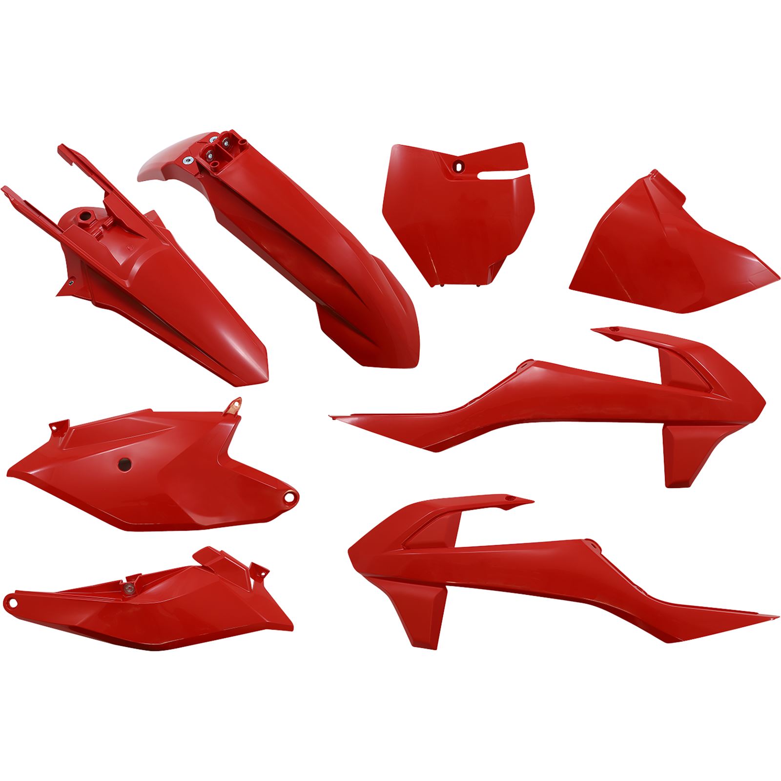 UFO Plastics Replacement Body Kit - Red - Motorcycle, ATV / UTV ...