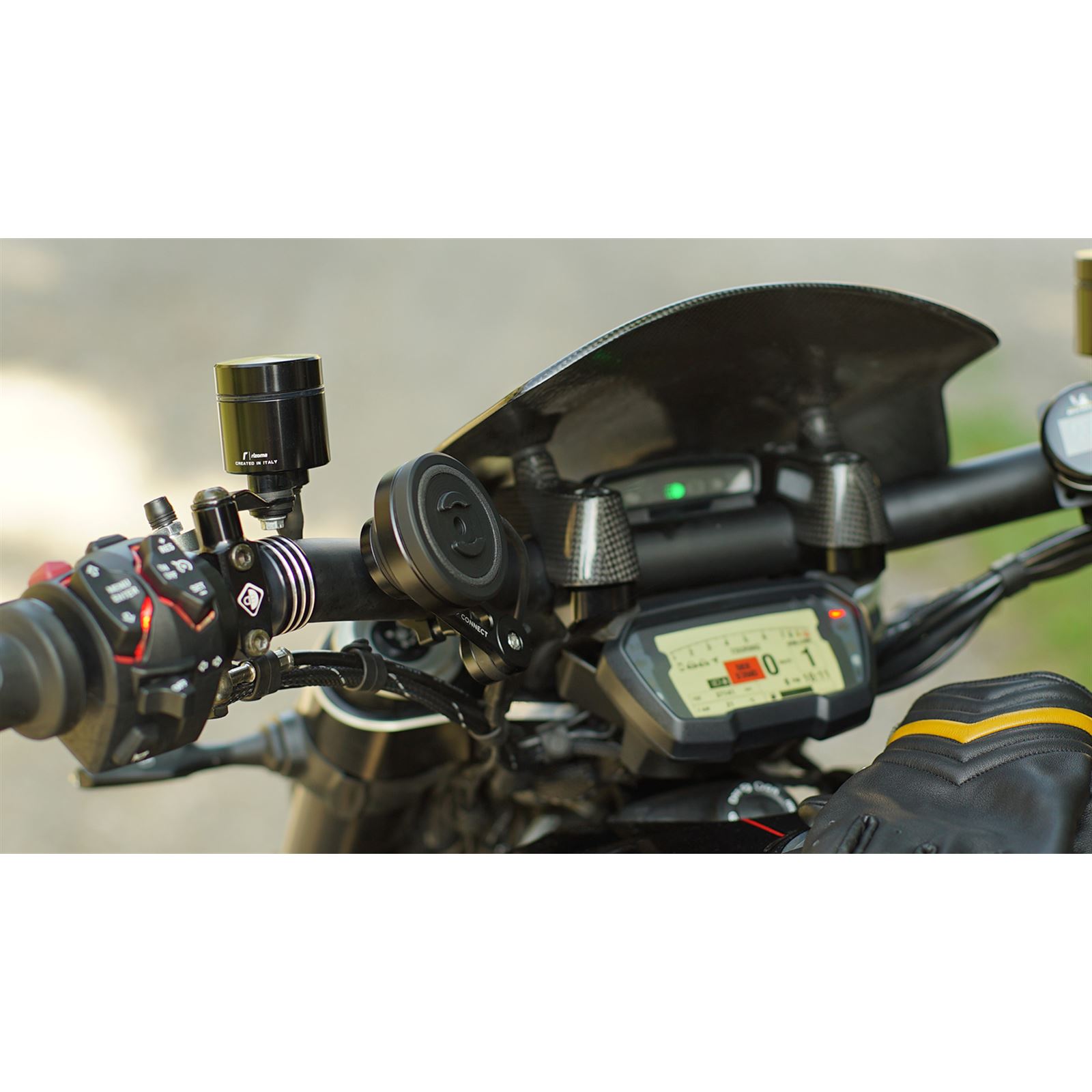 SP Connect Anti-Vibration Module - SPC+ - Chrome - Motorcycle, ATV ...