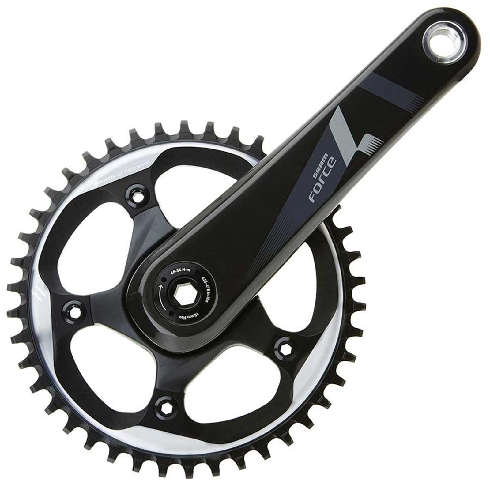 SRAM Force1 Crankset 175mm - Black - Motorcycle, ATV / UTV ...