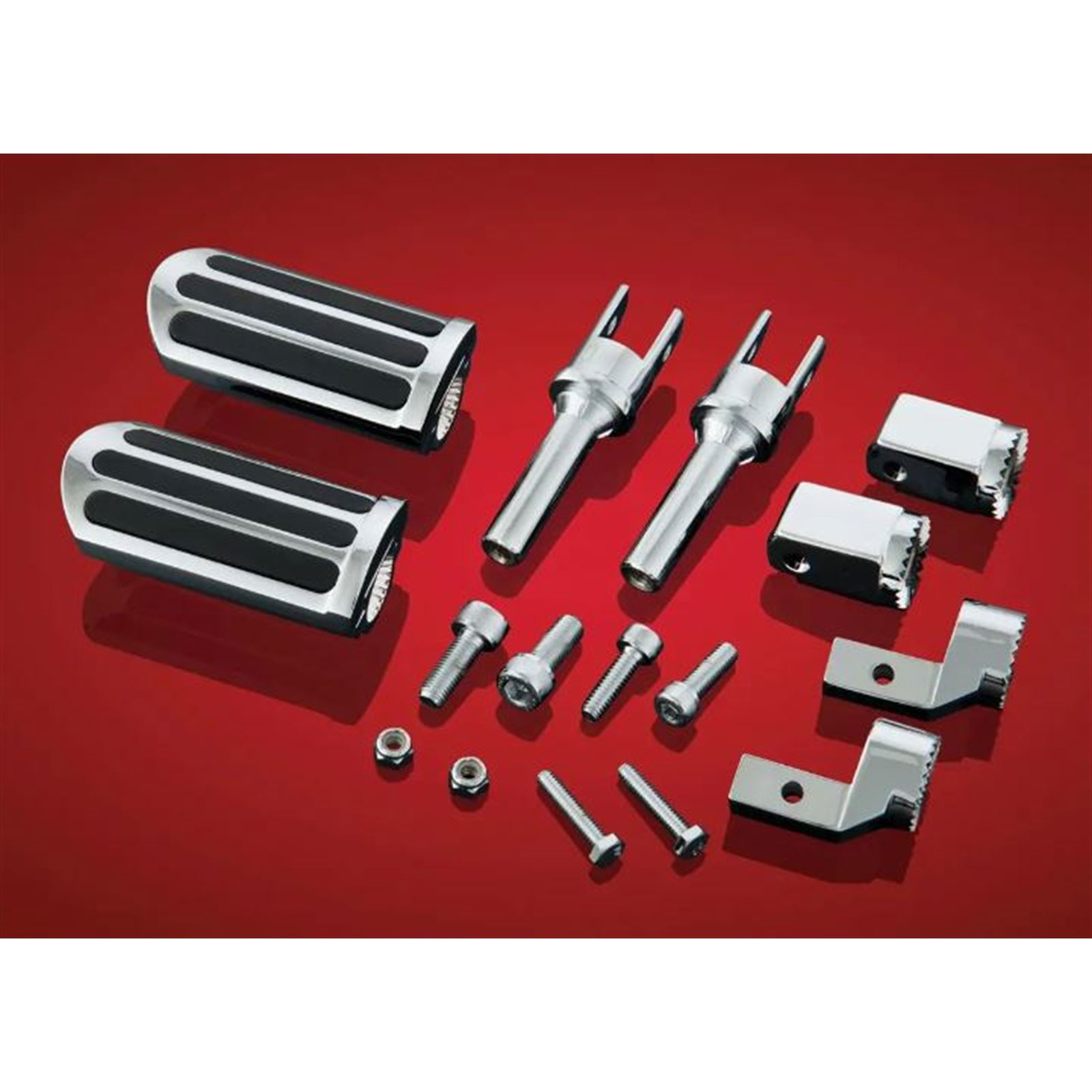 Show Chrome Rail Peg Set with Driver - Motorcycle, ATV / UTV ...