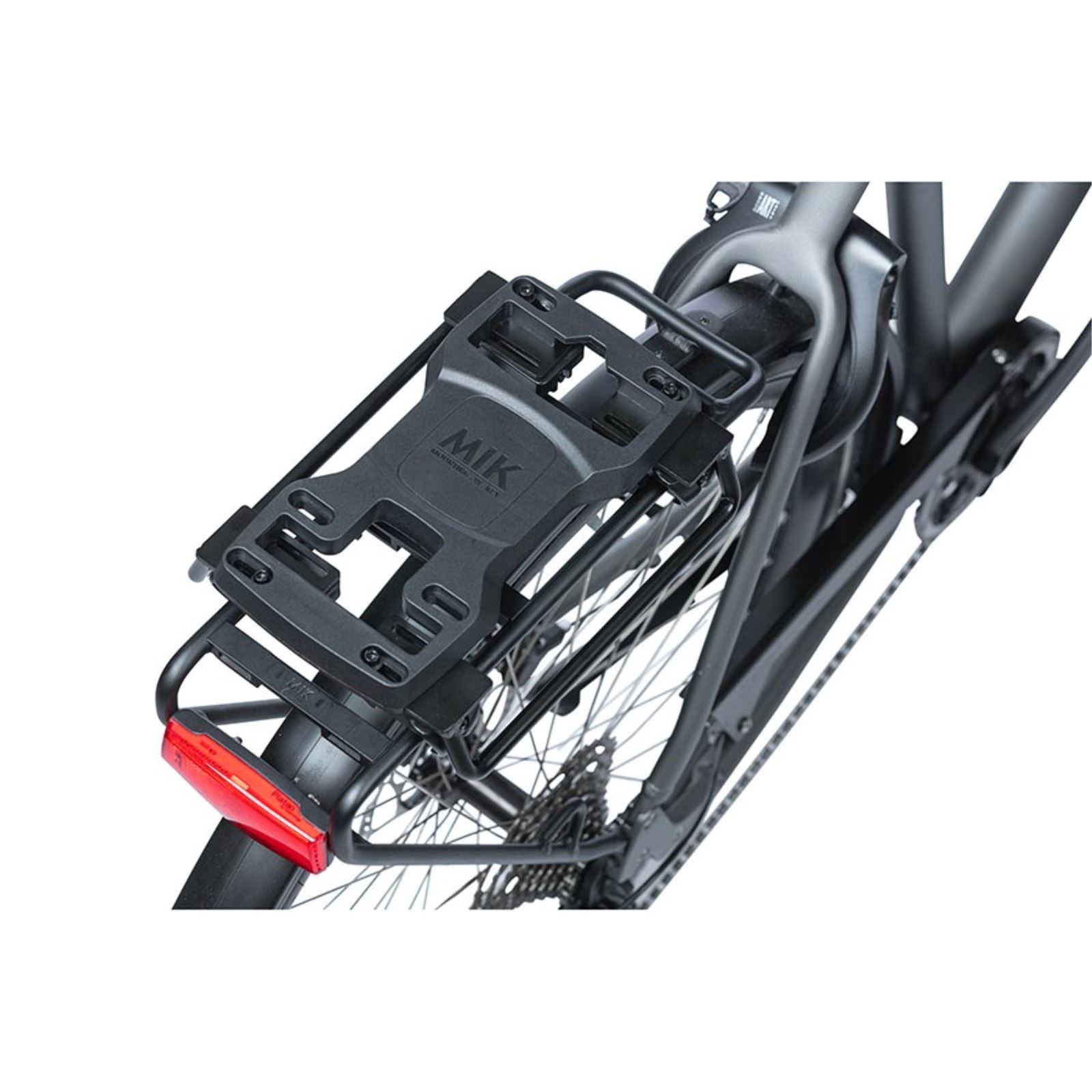 Basil MIK Pannier Tubes Rack - Black - Motorcycle, ATV / UTV ...