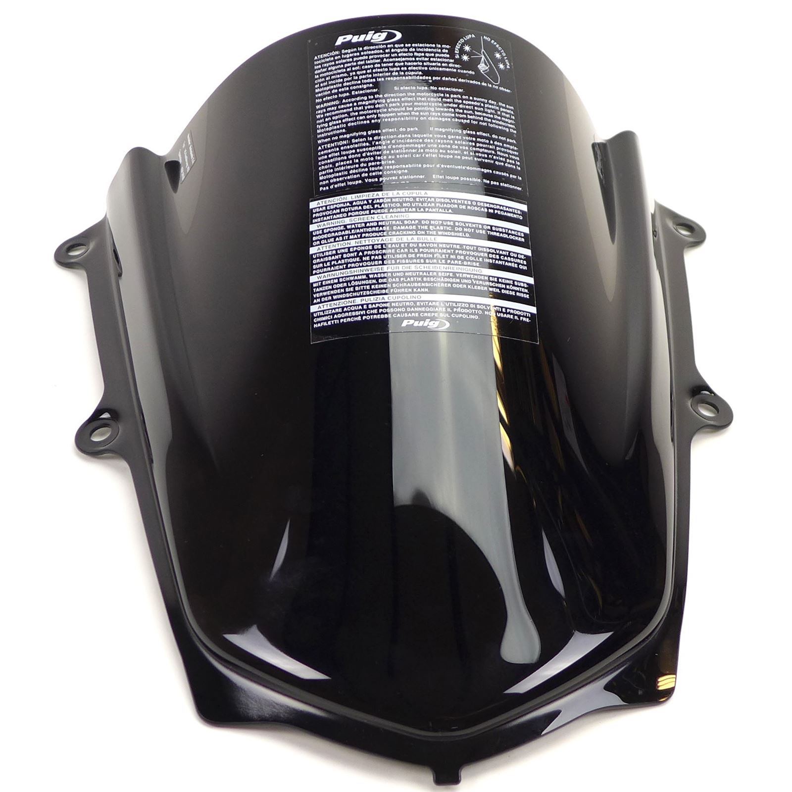 Puig Racing Windscreen - Black for Yamaha OPEN BOX - Motorcycle, ATV ...