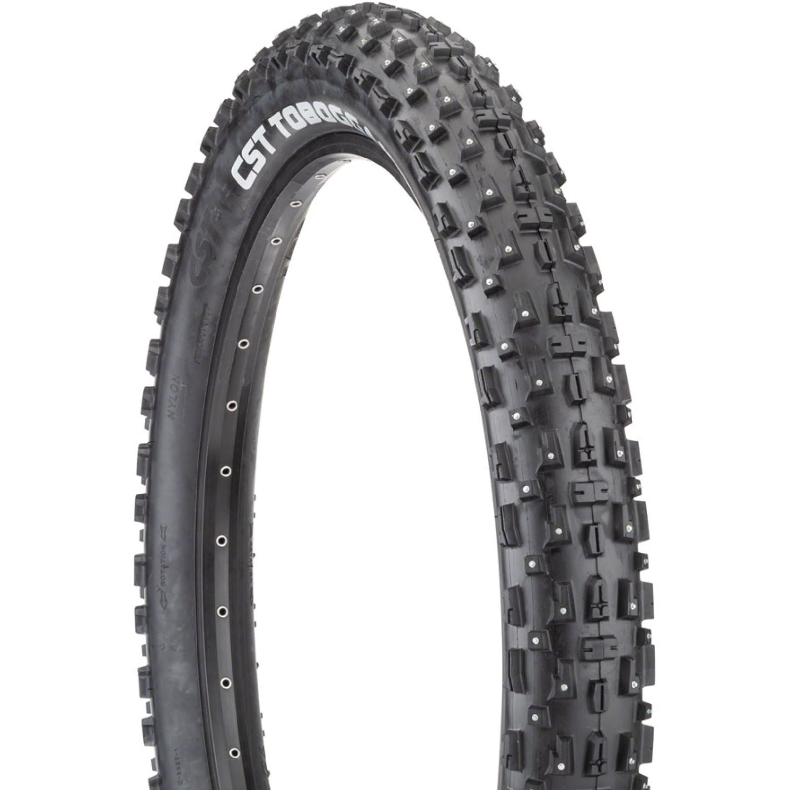 CST Toboggan Tire - 26 x 4, Clincher, Wire, Black, Studded - Motorcycle ...