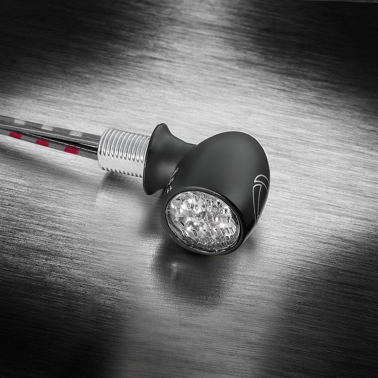 Kellermann Atto Marker Lights - Black - Clear/Amber/Red - Motorcycle, ATV / UTV & Powersports ...