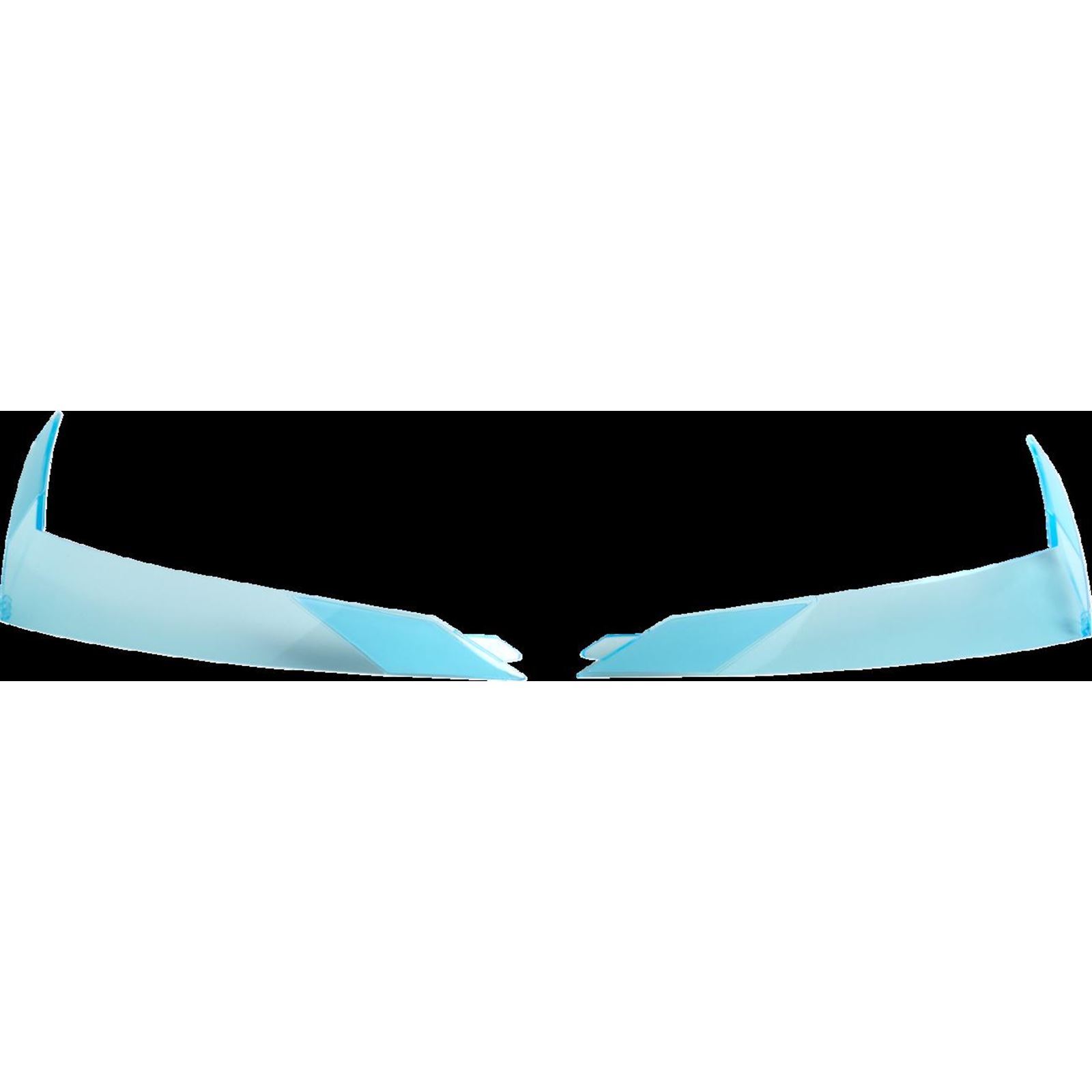 Icon Airform™ Rear Spoiler - Dayglo Blue - Motorcycle, ATV / UTV ...