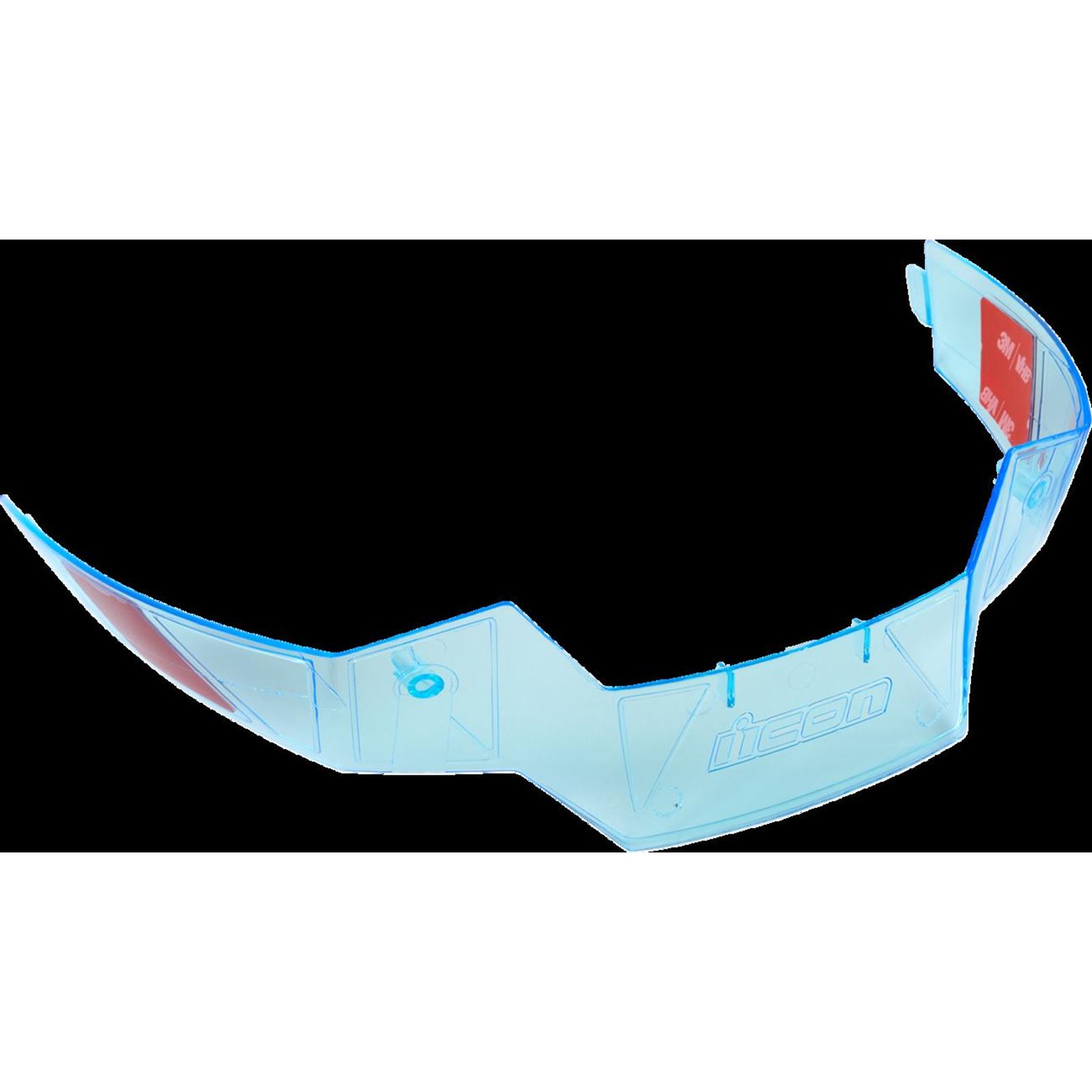 Icon Airflite™ Rear Spoiler - Dayglo Blue - Motorcycle, ATV / UTV ...