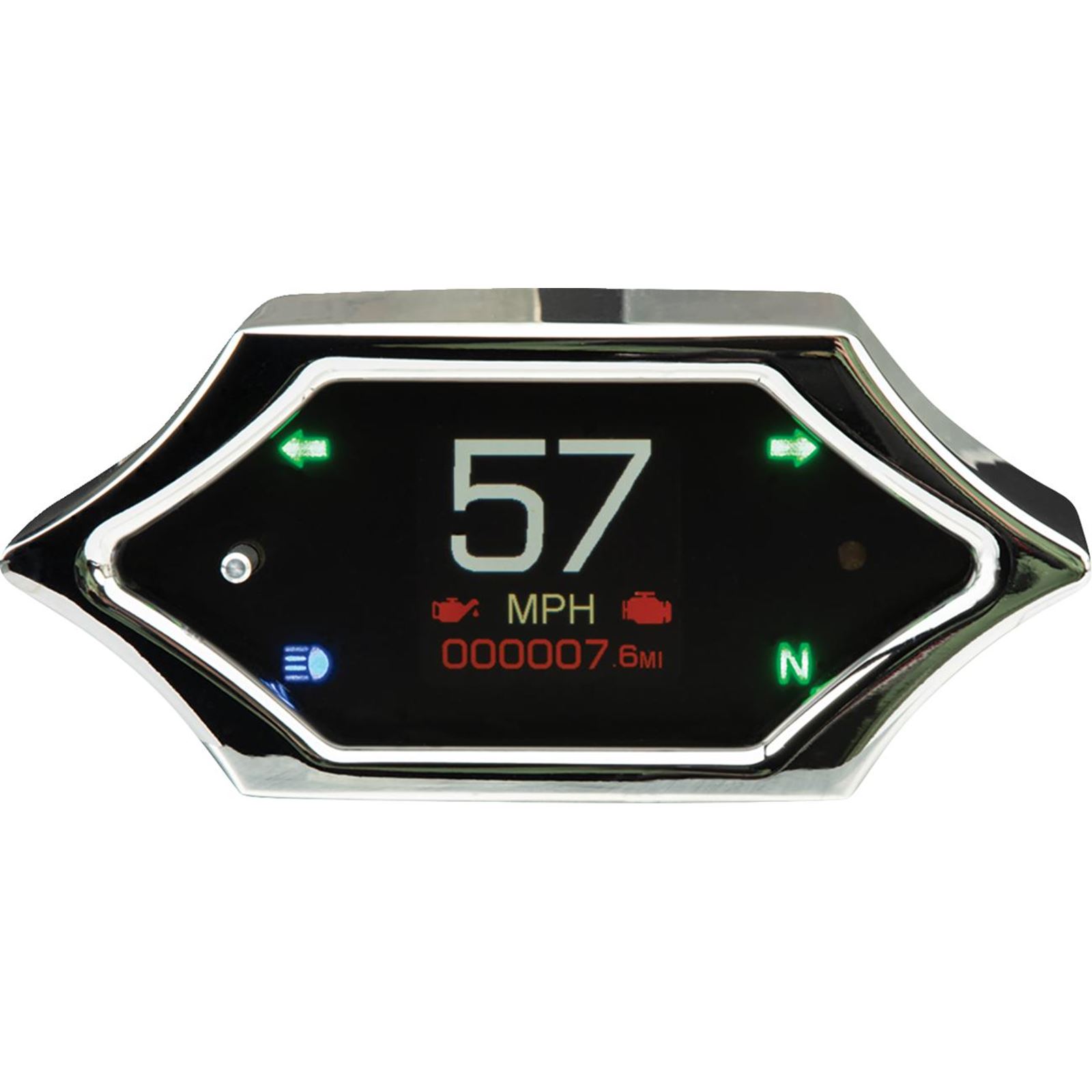 Dakota Digital Handle Bar Mount Speedometer - With Signals - Spiked ...