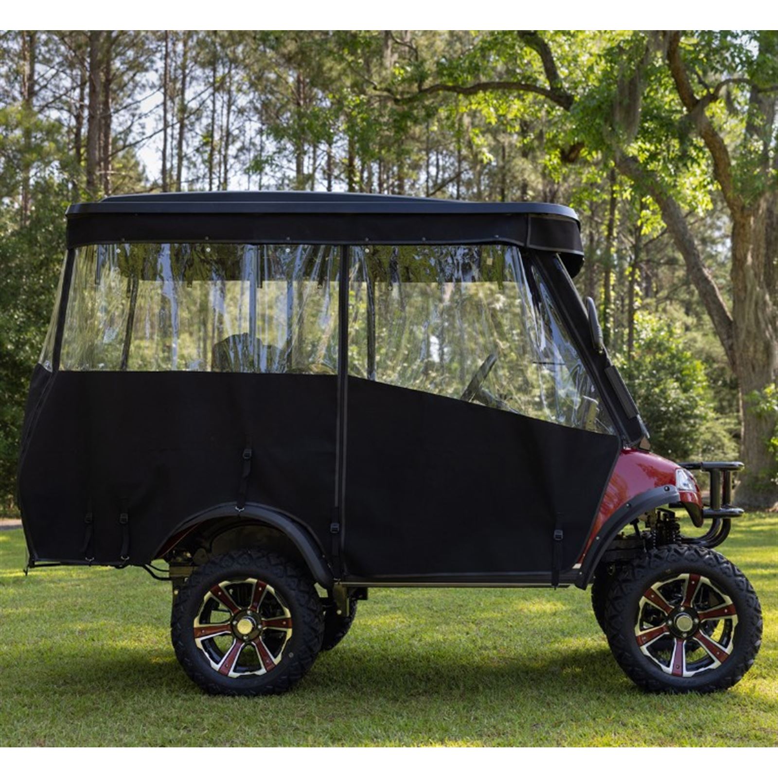 Red Dot AllGuard Track Style Enclosure for Evolution Forester - Black ...