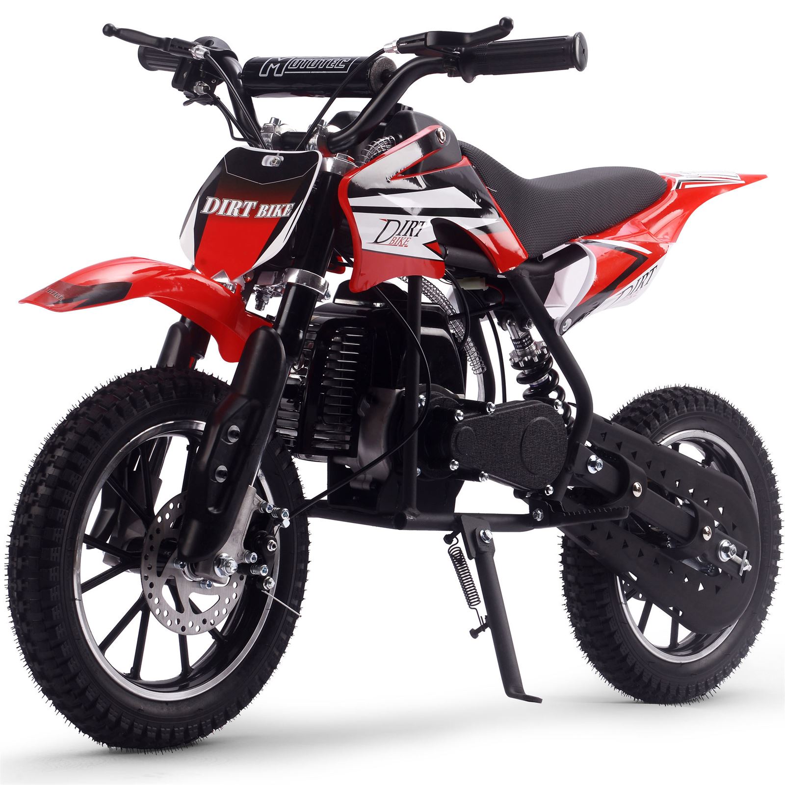 MotoTec USA Big Alien 50cc 2-Stroke Kids Gas Dirt Bike - Red ...
