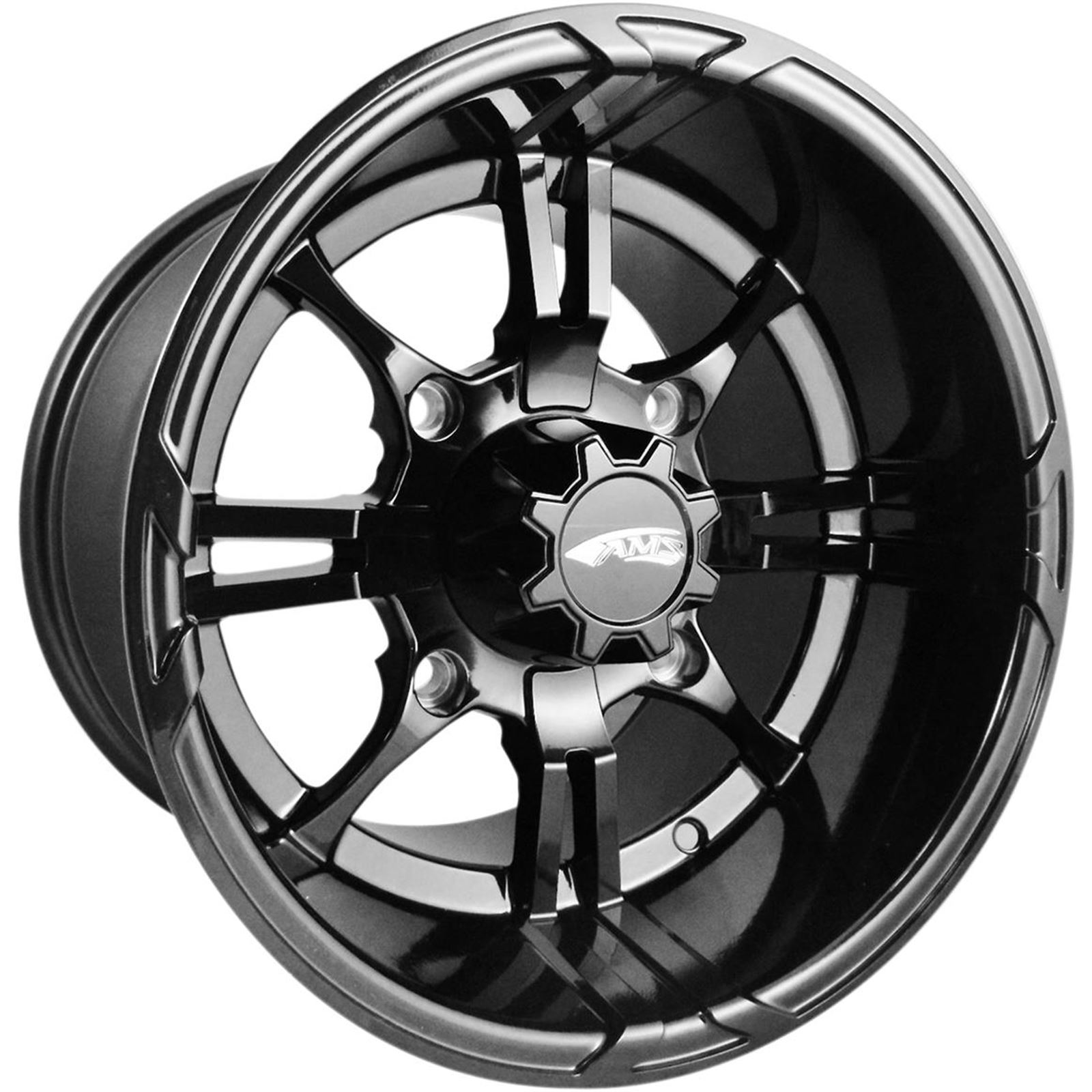 AMS Wheel - Black - 14X10 4/137 is at Motomentum at a great price! See ...