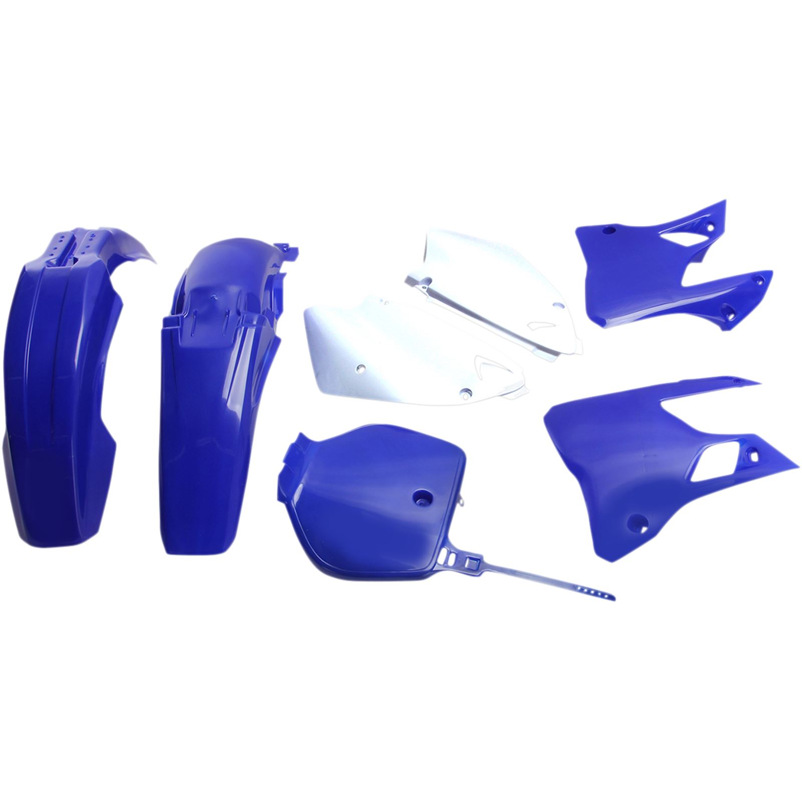 UFO Plastics Body Kit - Blue/White - YZ125/250 - '96-'99 is at ...