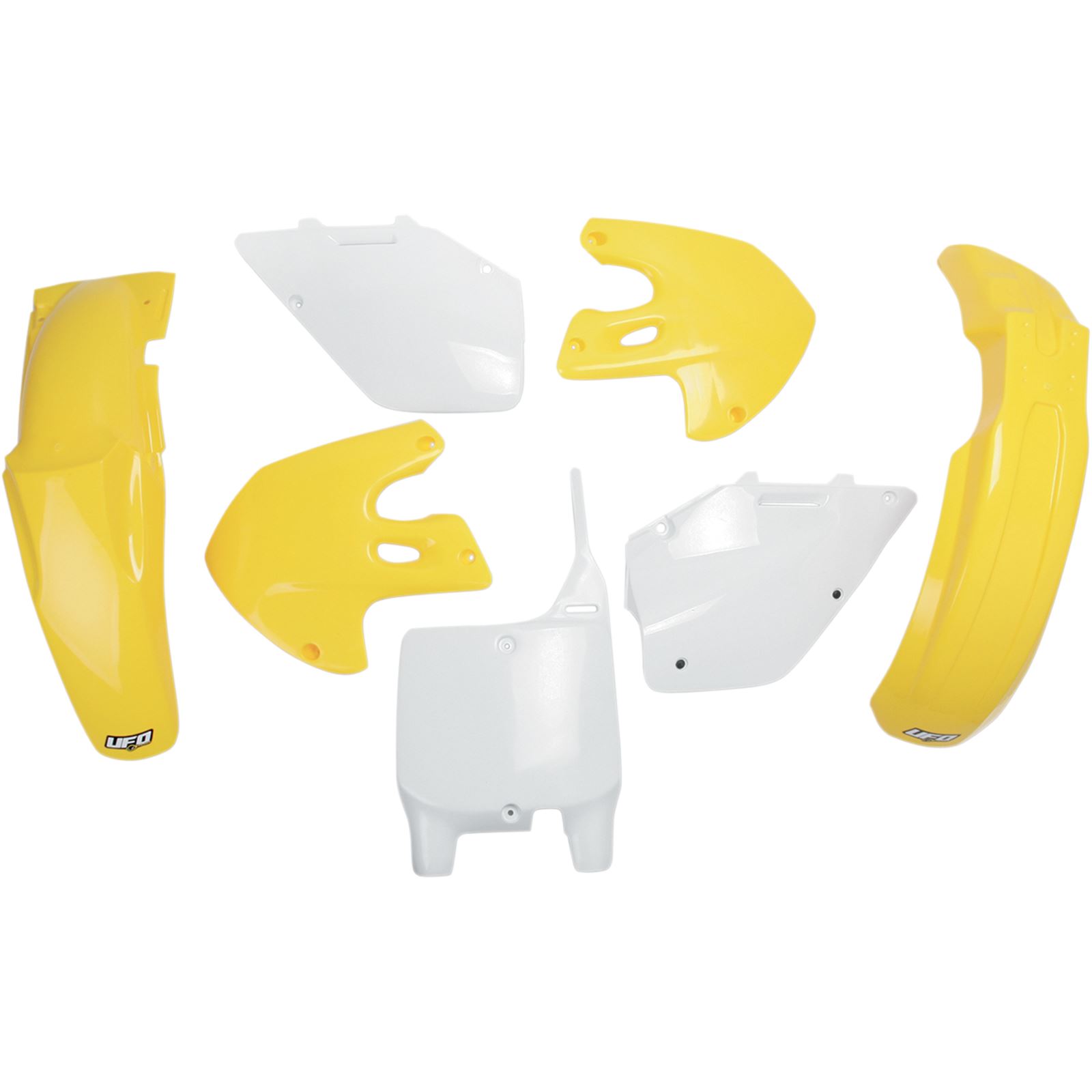 UFO Plastics Body Kit - Yellow/White - RM125/250 - '00 is at Motomentum ...