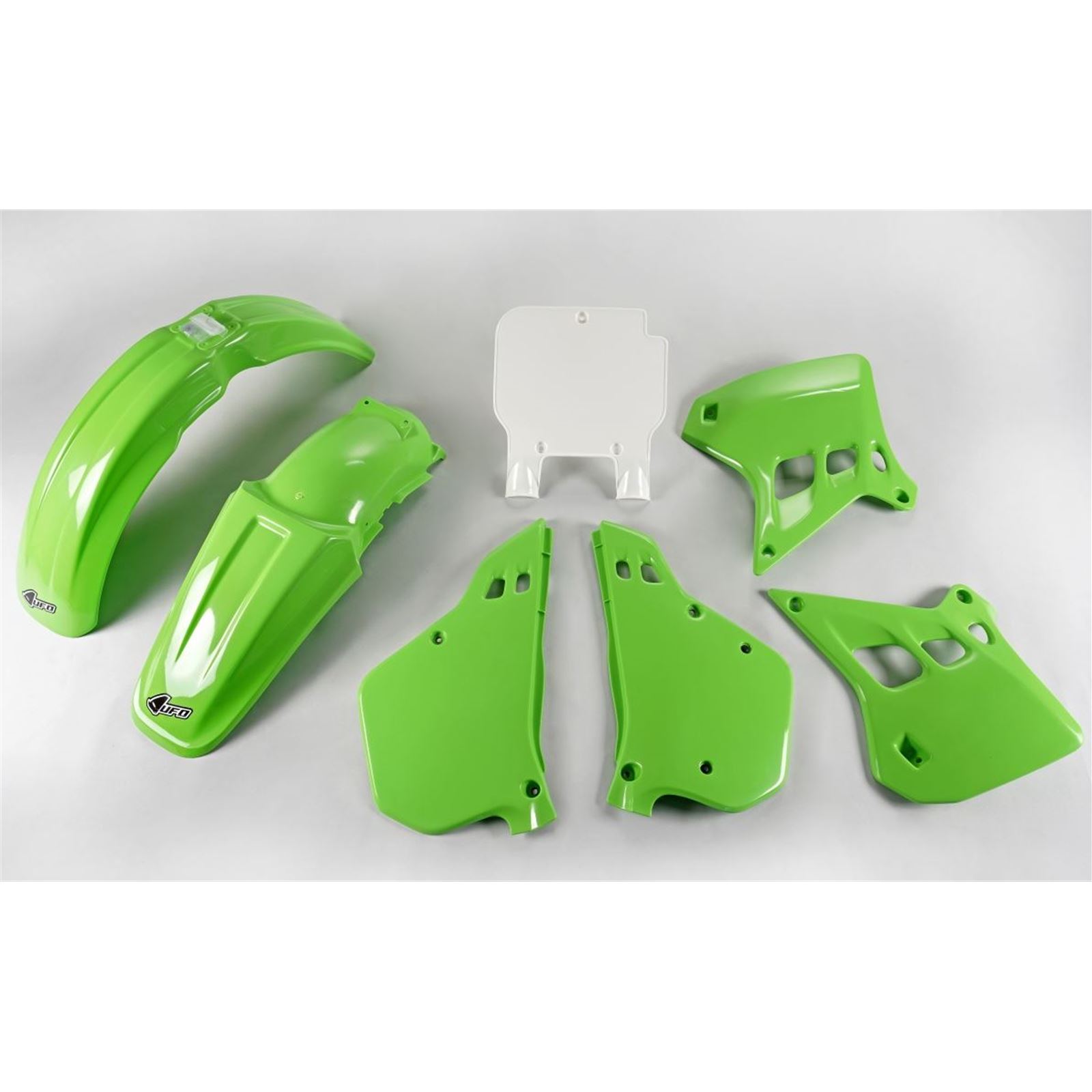 UFO Plastics Body Kit - Green - KX125 - '90-'91 is at Motomentum at a ...