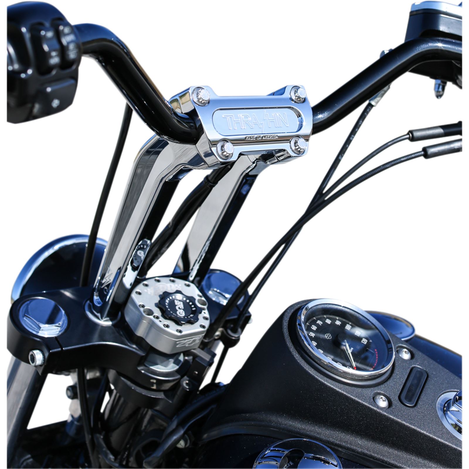 Thrashin Supply Company Chrome 9-1/2" Pullback Handlebar Riser is at ...
