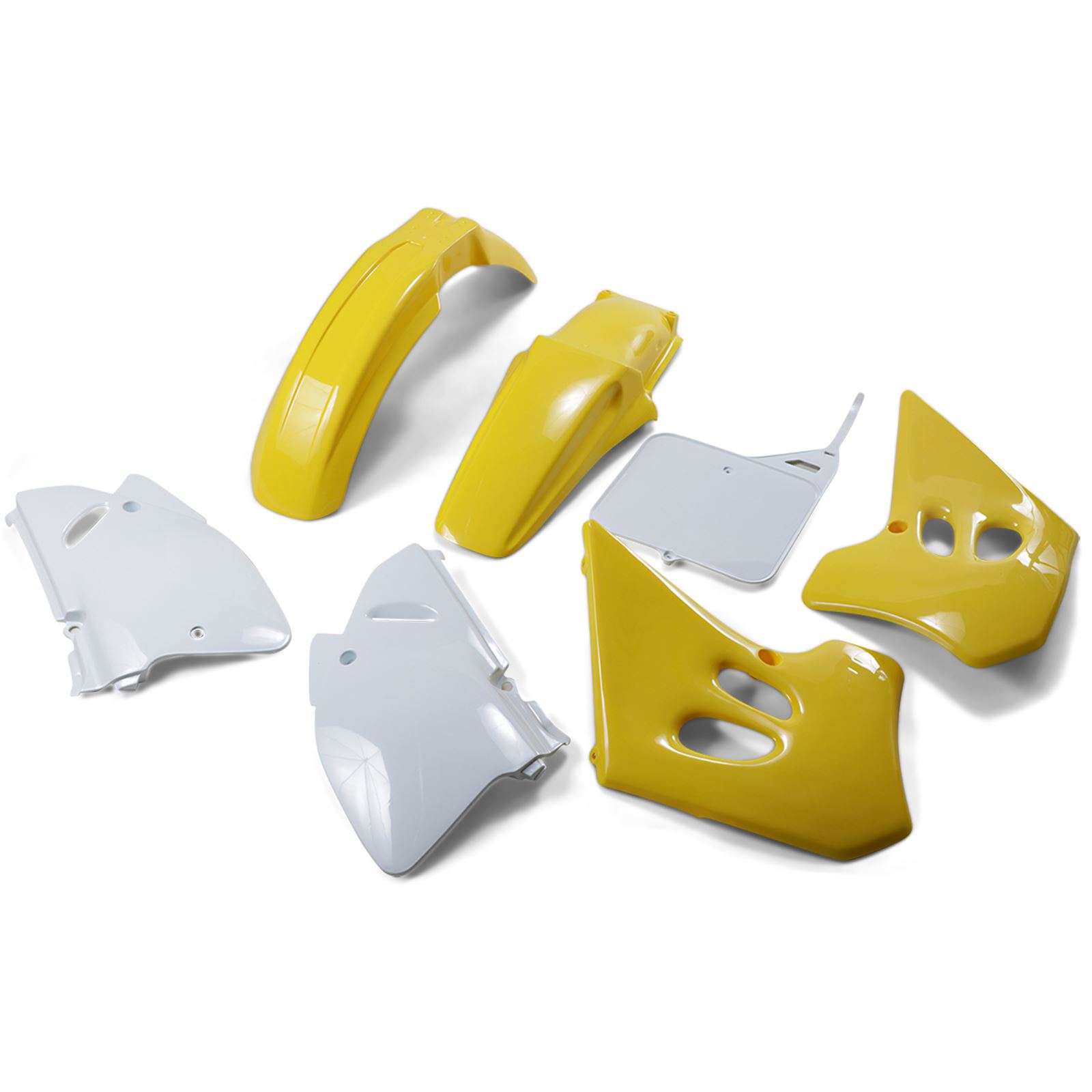 UFO Plastics Body Kit - Yellow/White - RM125/250 - '94-'95 is at ...
